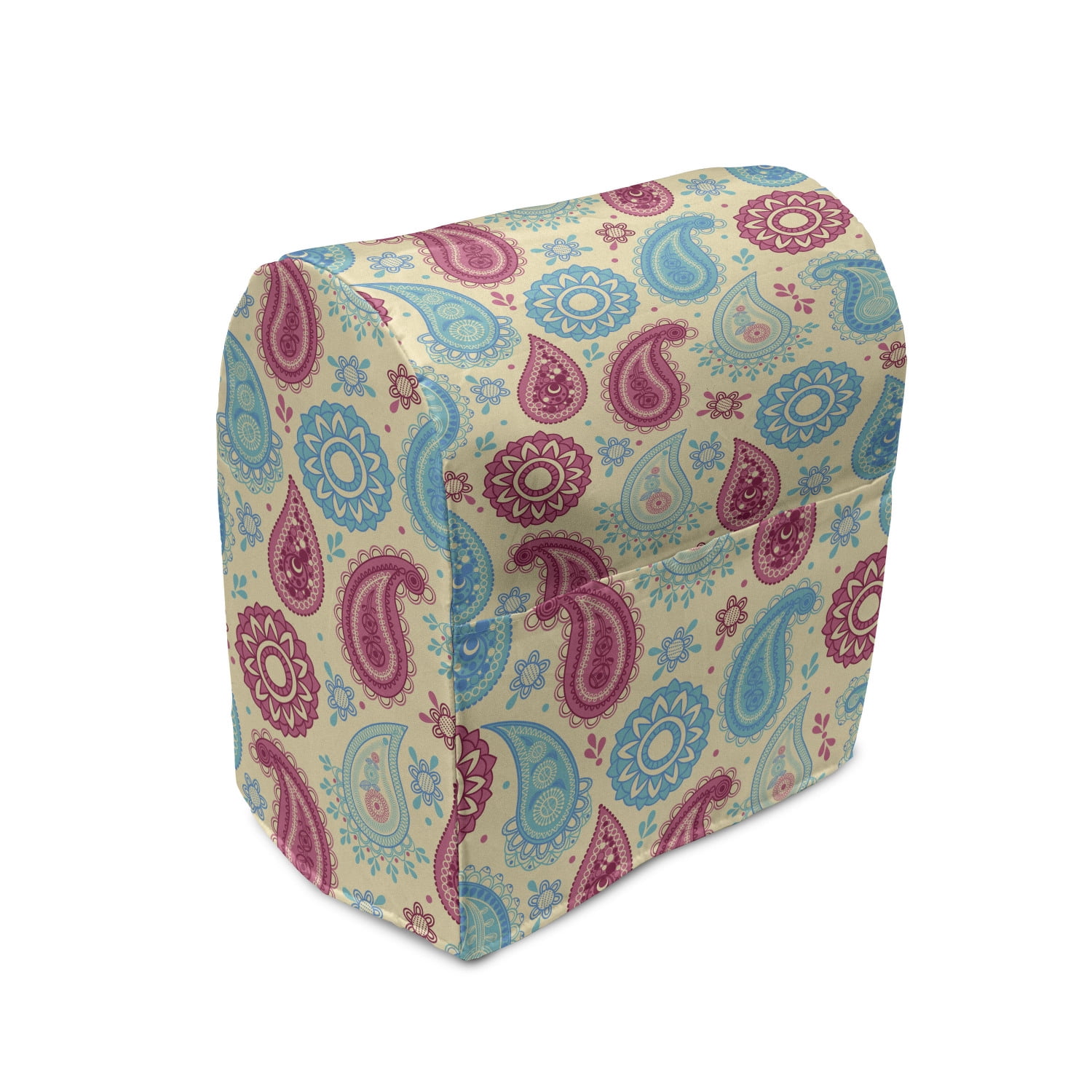 Paisley Stand Mixer Cover, Retro Style Patterns and Flowers in Design ...