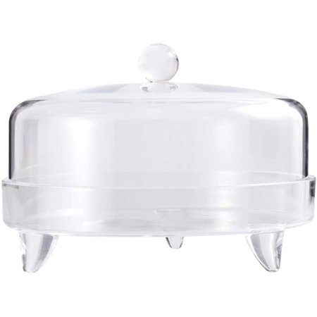 Acrylic Food Dome Round Food Screen Fly Cake Cover Food Plate Lid Clear ...