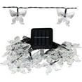 BEYCED Butterfly Solar String Lights, 20.8ft 30 Multicolor LEDs ...