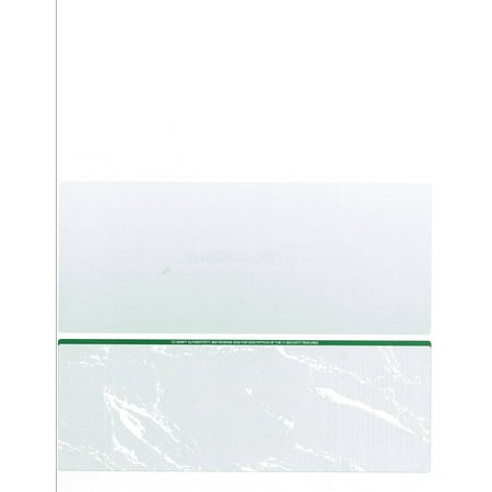 High Security Check Paper, 24# Green Marble Pattern, 8-1/2" x 11 ...