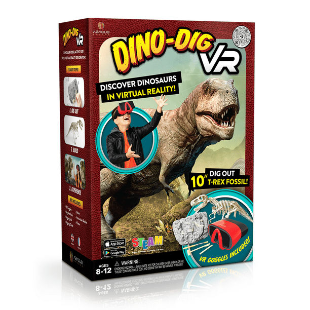 Abacus Brands Dino Dig Vr Goggles for Mobile Virtual Reality Kids ...