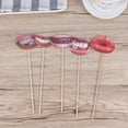 60 pcs Photo Booth Props Funny Red Lips Selfie Props Unique Picture ...