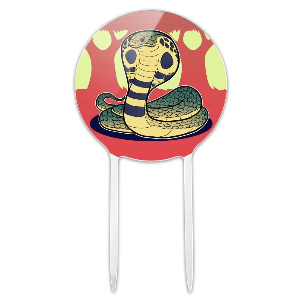 Acrylic Cobra Snake Cake Topper Party Decoration for Wedding ...