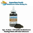 Aquatic Foods Inc. 0.8mm Micro California Blackworm Floating Pellets w ...