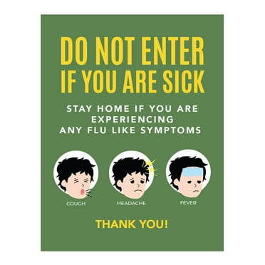 Koyal Wholesale Do Not Enter If Sick Visitors Will Not Be Permitted If ...