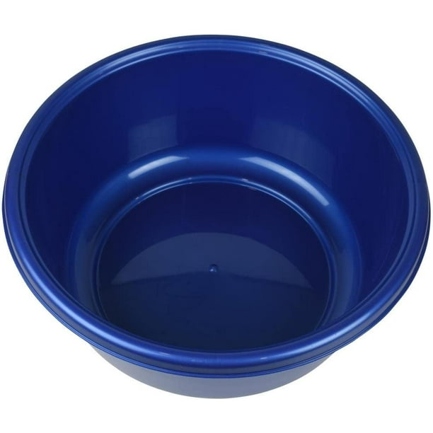 YBM Home Round Dish Wash Basin Dishpan for Washing Dishes, Plastic ...