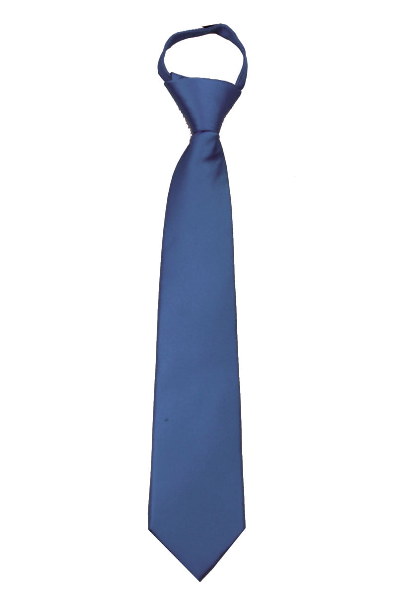 Men's Solid Color Zipper Necktie Ties - Many Colors Available - Walmart.com