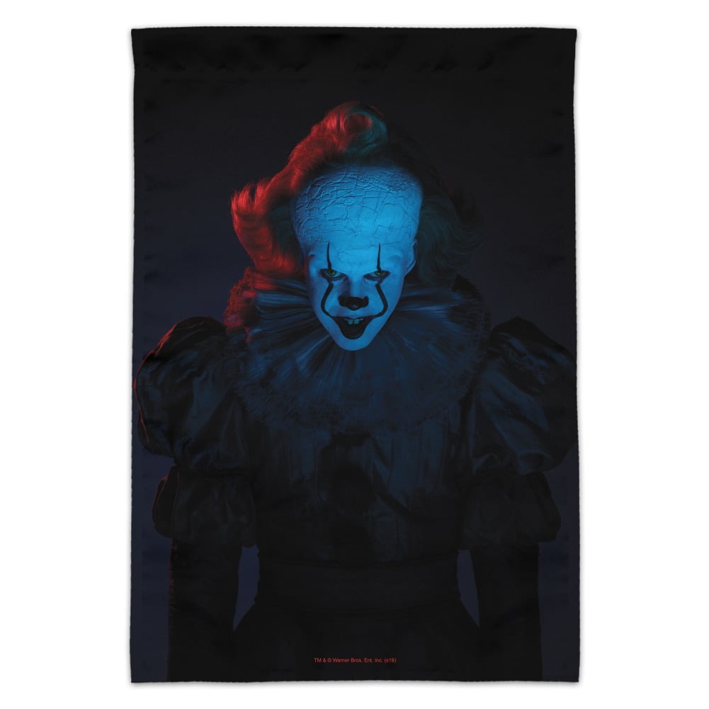 IT: Chapter 2 Blue Pennywise Garden Yard Flag - Walmart.com