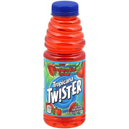 Tropicana Twister Strawberry Kiwi Cyclone Juice Beverage, 20 fl oz ...