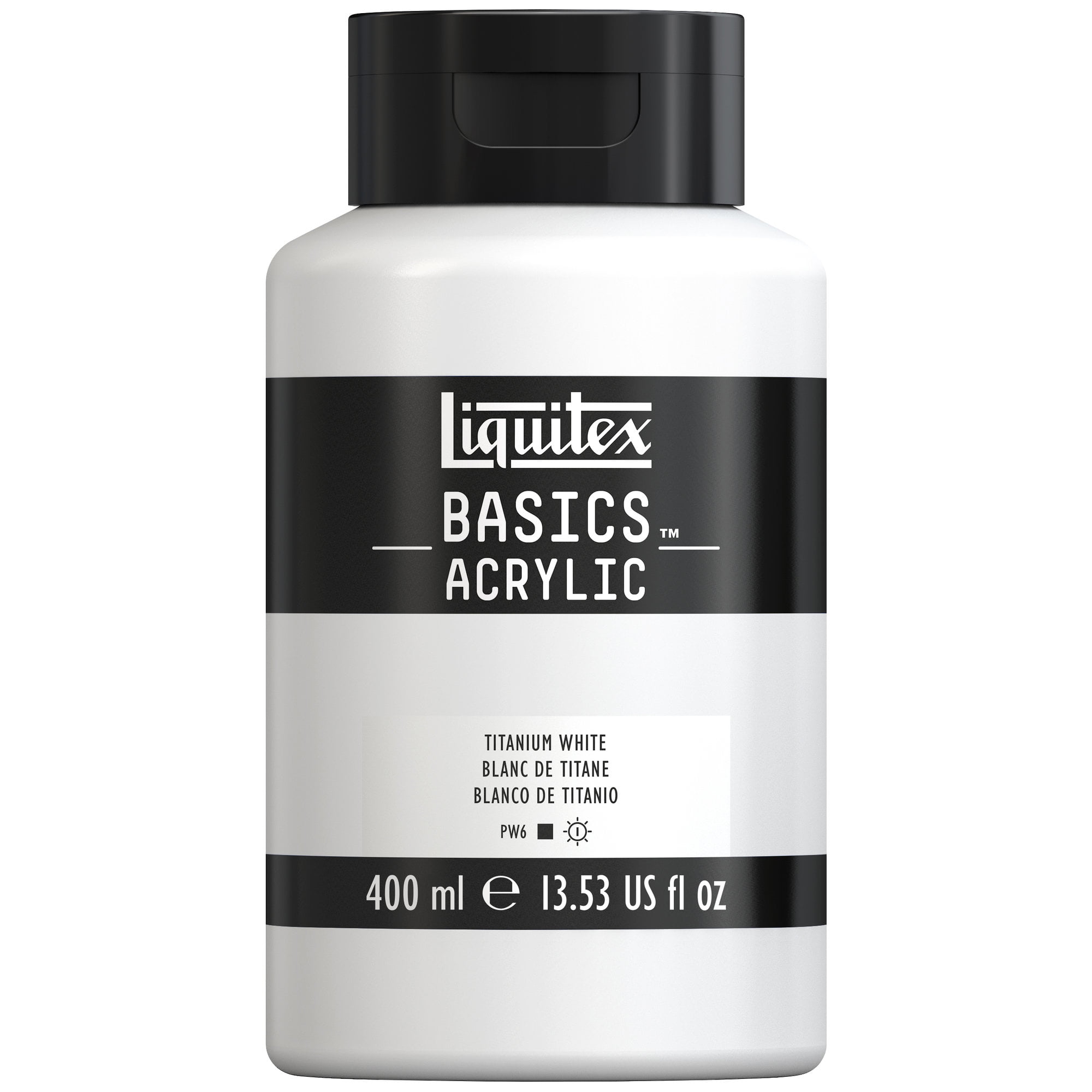 Liquitex BASICS Acrylic Color Paint, 400ml, Titanium White - Walmart.com