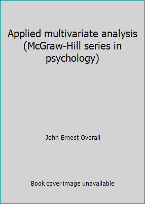 Pre-Owned Applied multivariate analysis (McGraw-Hill series in ...
