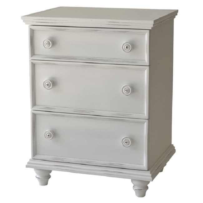 JOHN BOYD DESIGNS Notting Hill Night Stand 3-Drawer - Walmart.com