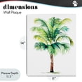 Stupell Industries Breezy Fronds Palm Wall Plaque Art, design by Shelly ...