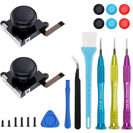 Joycon Joystick Replacement(2 Pack), Switch Analog Stick Parts for ...