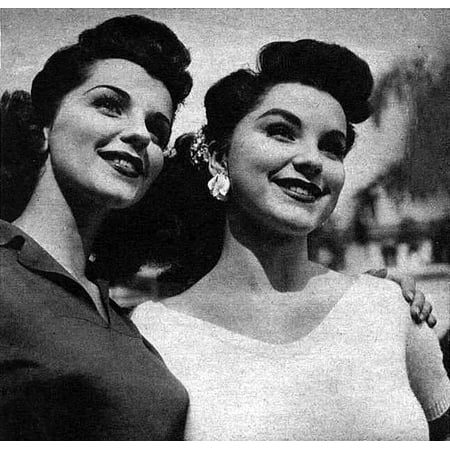 Debra Paget- Posed with Lisa Gaye Photo Print (10 x 8) | Walmart Canada