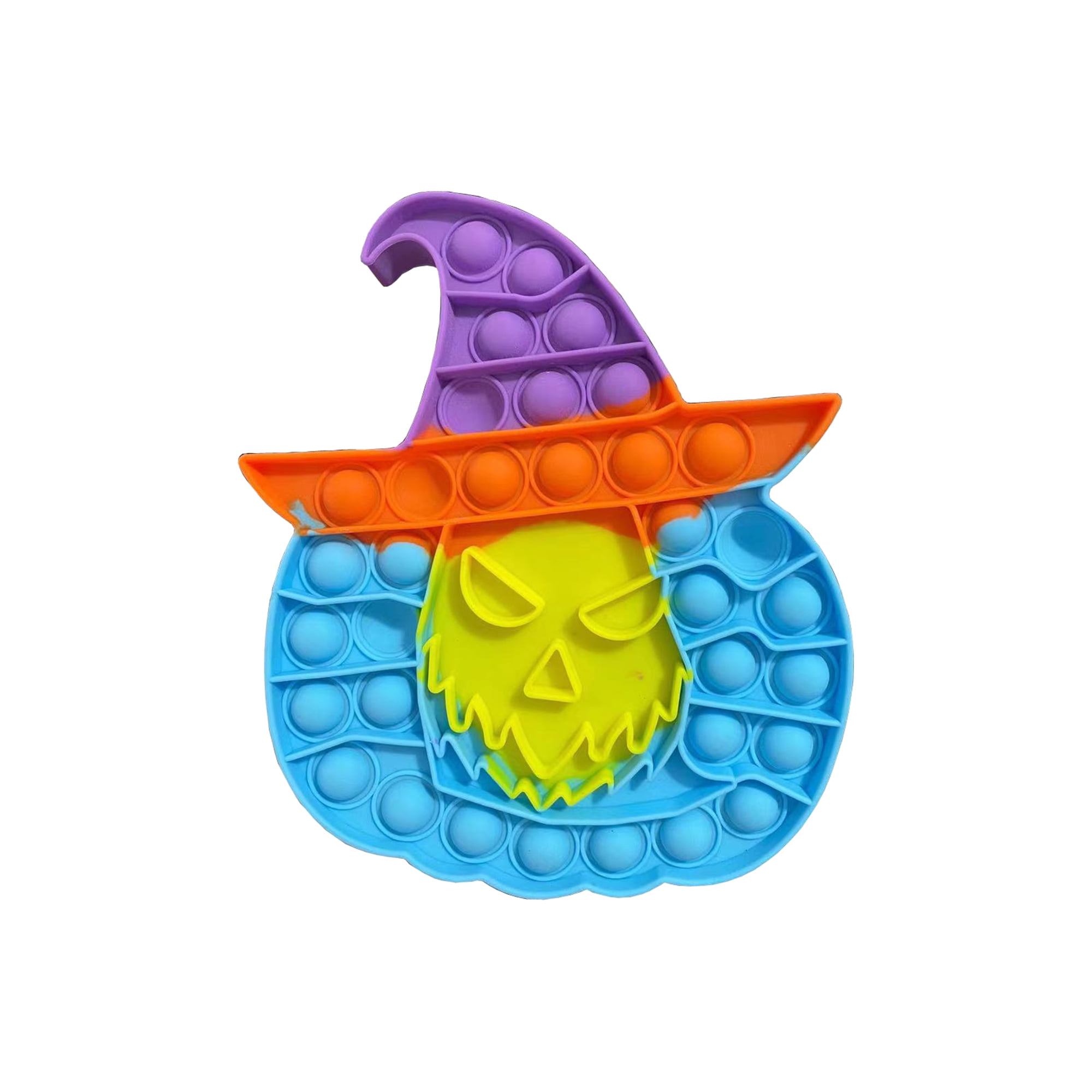Goocheer Bubble Fidget Toy, Pumpkin Witch Ghost Silicone Stress Relief ...