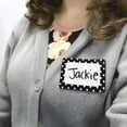 Teacher Created Resources Black Polka Dots 2 Name Tags/Labels, 36 Per ...