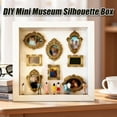 DIY Mini Museum Silhouette Box,9.8" Mini Museum Shadow Box Frame Kit ...