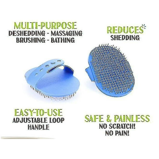 Pet Hand held Rubber Tipped Pin Brush Grooming Brush For Dogs Shedding Dog Brushes For Grooming Large Dogs High Quality Walmart en linea