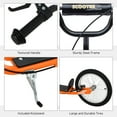 LHYY Scooter Kick Scooter for 5+with Adjustable Handlebar 16" Front and ...