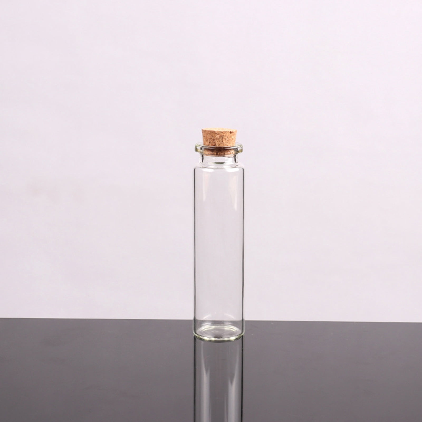 HeroNeo Small Bottles with Cork Stoppers Tiny Vials Small Clear Glass ...