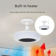 Bathroom LED Ceiling Light Integrated Lighting Fixture with Heater ...