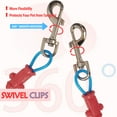 Petest Reflective Tie Out Cable for Medium Dogs Up to 60 Pounds, 30 ...