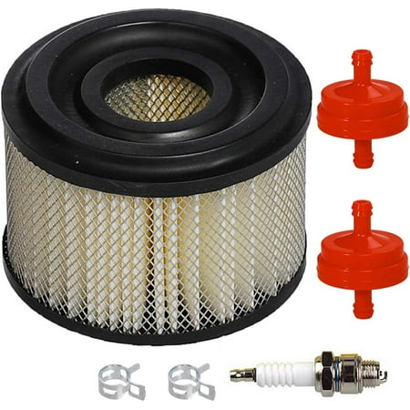 390492 Round Air Filter Cartridge Cleaner Fuel Filter Spark Plug Kit ...