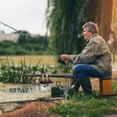 7829 Stainless Steel Fishing Rod Holder Adjustable Ground Insert ...
