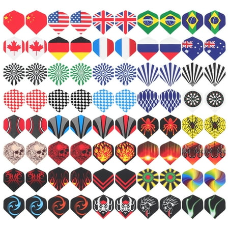 80Pcs Decorative Dart Flights National Flag Pattern Dart Flights ...
