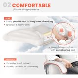 Neo Chair Home Office Ergonomic High-Back Executive Leather Desk Chair ...