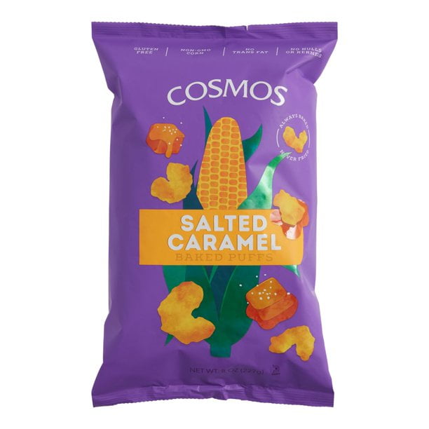 COSMOS CREATIONS Salted Caramel Puffs 8 Oz 1pc Walmart cosmos-creations-salted-caramel-puffs-8-oz-1pc-walmart