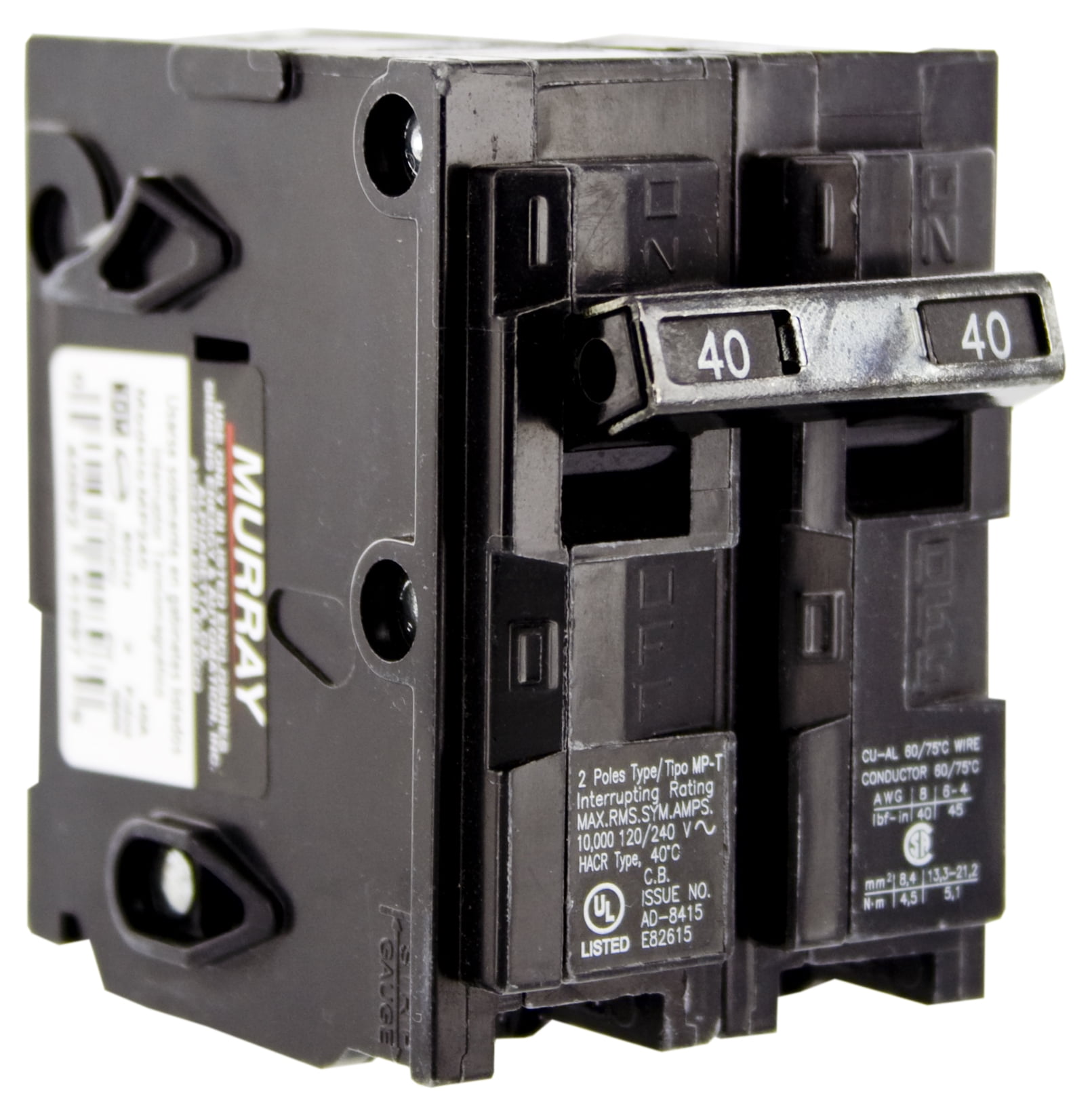 Siemens MP240 40 Amp Double Pole Circuit Breaker Walmart