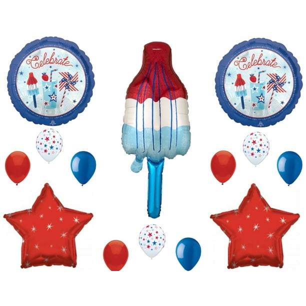 4th of July Popsicle Celebrate Summer Party Balloons Decoration ...