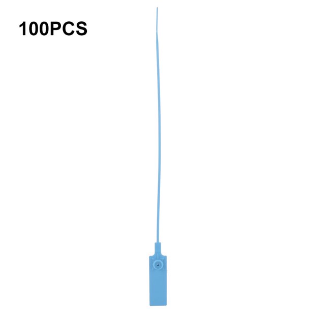 100pcs Self-Locking Anti-theft Disposable Label Cable Identification ...