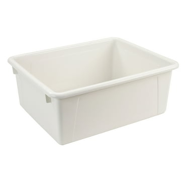 Storex Plastic Deep Storage Tray, Nesting Letter-Size Paper Sorter ...