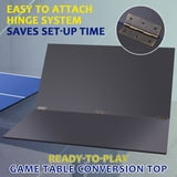 RayChee Foldable Table Tennis Table Conversion Top Foldable Tennis ...