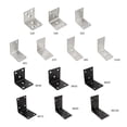 4Pcs Heavy Load Bearing Stainless Steel Shelf Brackets Right Angles ...