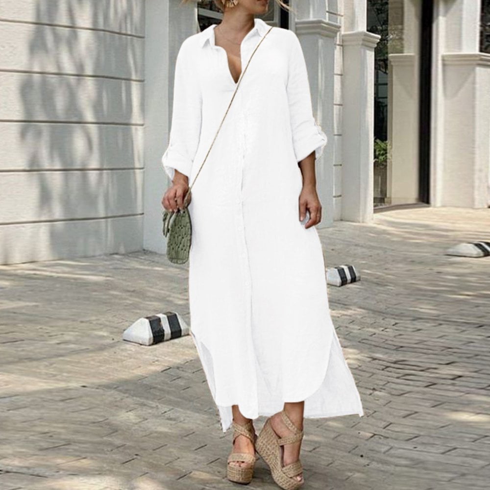 Click here for Choks Chok Womens Casual Long Sleeve V Neck Slim F... prices