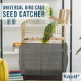 KNUTI Universal Bird Cage Seed Catcher Universal Mesh Skirt Cover ...