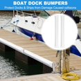 2 Pcs Dock and Post Bumper 4 ft Boat Dock Fender for Side or Straight ...