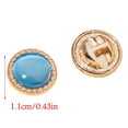 10Pcs Glossy Alloy Buttons Metal Sewing Buttons Fasteners For Garments ...