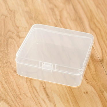 Clear Plastic Containers Small Storage 5 Pcs Square Jewel Cases ...