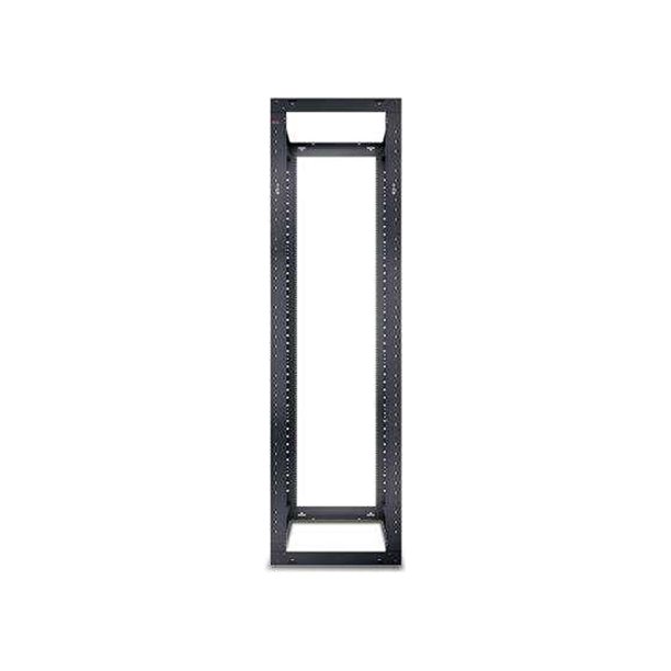 APC AR204A 44U NetShelter 4 Post Open Frame Rack #12-24 Threaded Holes ...