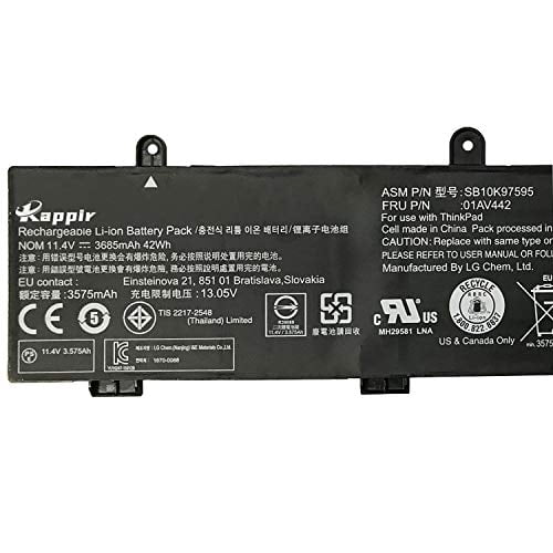 BOWEIRUI 01AV442 SB10K97595 Batería de Repuesto para Laptop Lenovo ...
