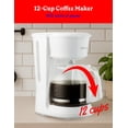 Betty Crocker 12-Cup Drip Coffee Maker with Heat Resistant Glass Carafe ...