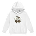 Girls Hooded Tracksuit With Leopard Print And Cherry Design Fleece ...