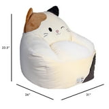 Squishmallows Official Cam Bean Bag Chair - 30 in Wide Kids Squishy ...