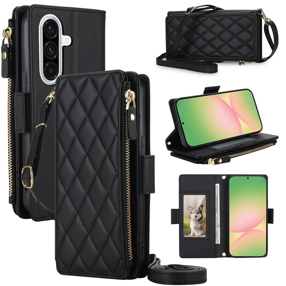 For Samsung Galaxy A36 /A56 5G RFID Blocking Wallet Case, Crossbody ...