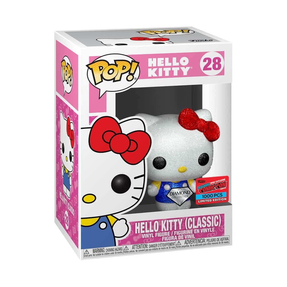 Funko Pop Sanrio Hello Kitty Hello Kitty Classic 28 Diamond Collection Le 1000 Exclusive